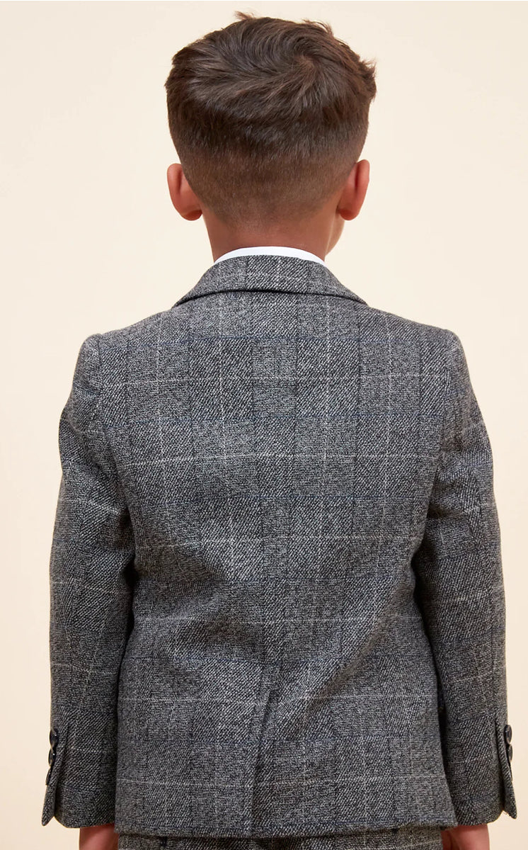 Marc Darcy SCOTT grey tweed kids suit – Suits You